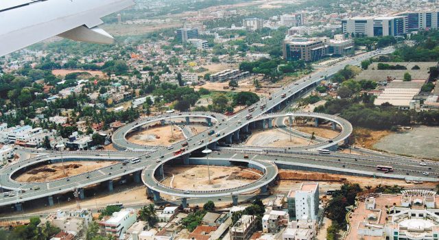 Kathipara Flyover The Largest Clover Leaf Shaped Flyover In Asia 